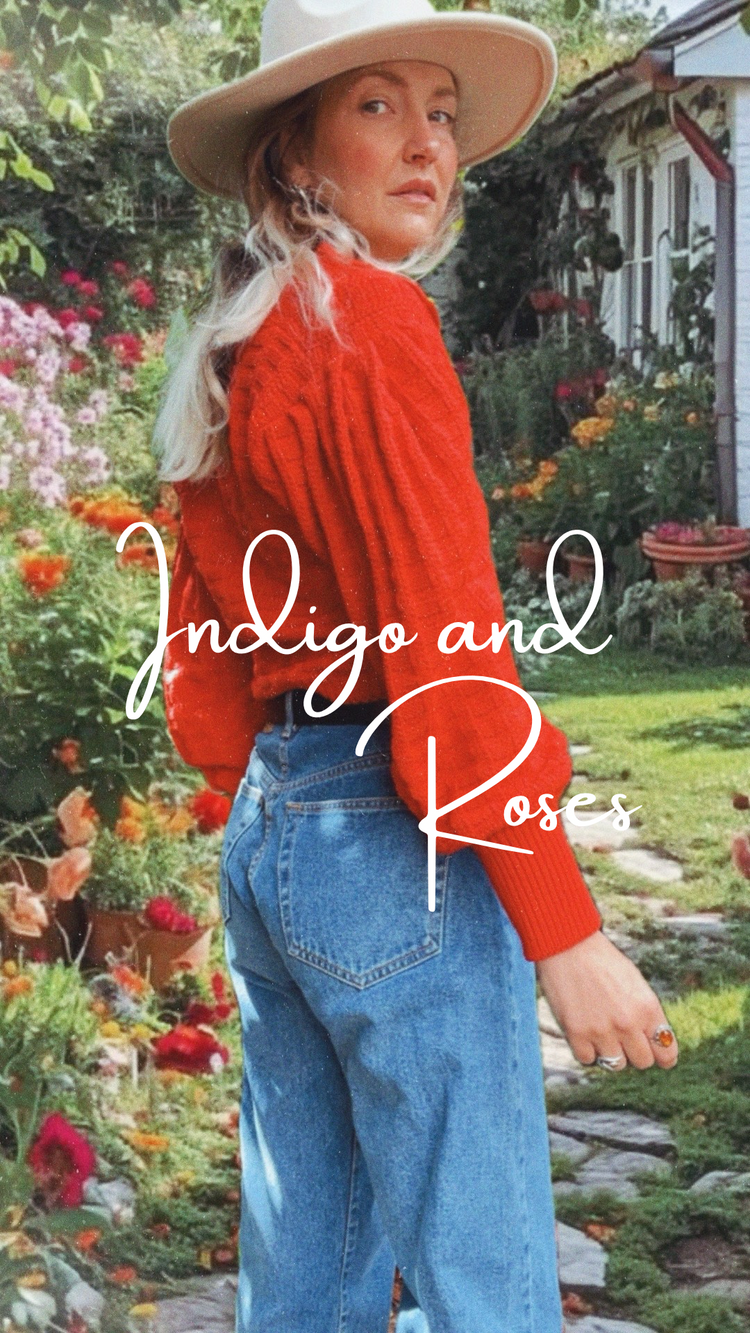 Indigo and Roses